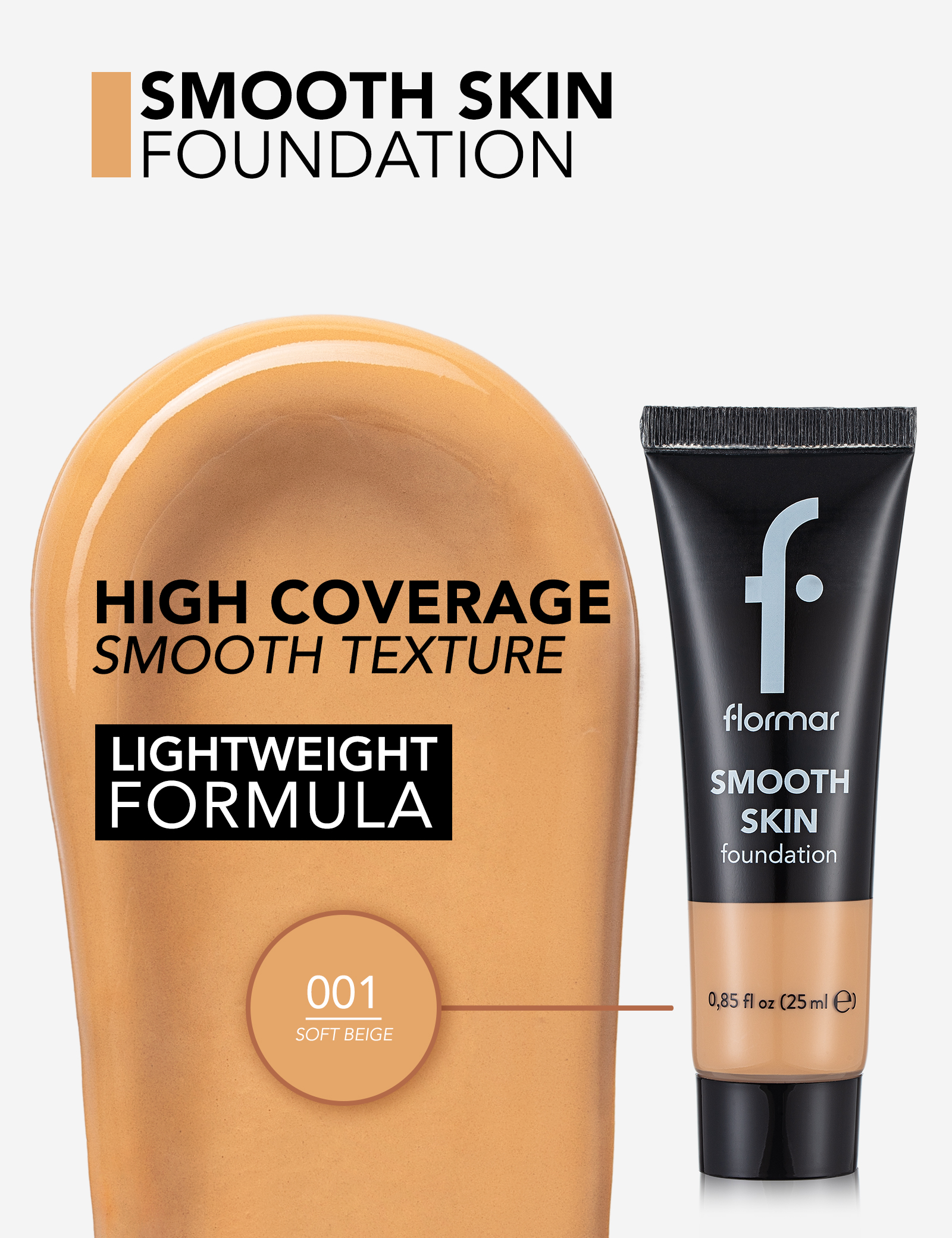 Smooth Skin Foundation 001 Pale Sand | Flormar